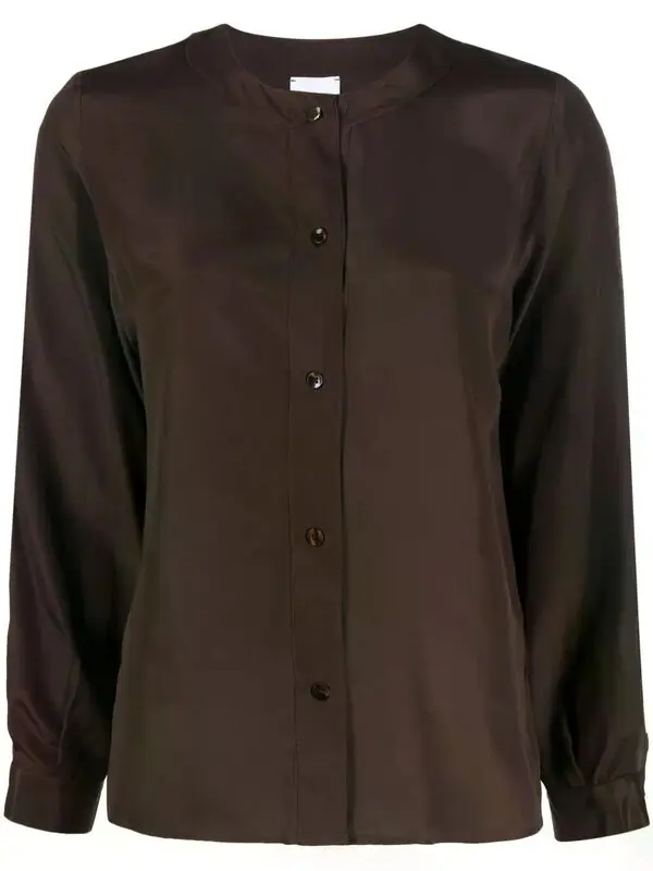 MERCI Button-up Long-sleeve Shirt