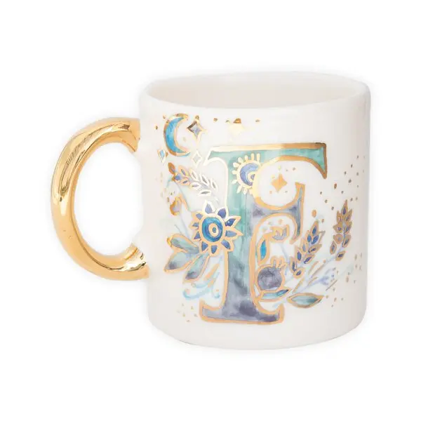 SHERIE BOUTIK F Alphabet Mug Collection Sb X Wb - Yellow