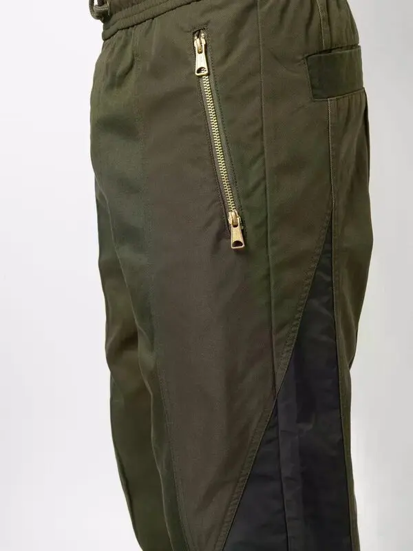 DIESEL® Satin-panelled Drawstring Trousers