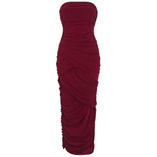 CELESTINE & MAE Meissa Midaxi Dress - Red