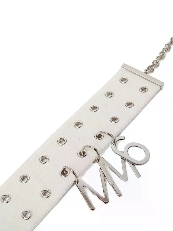 MAISON MARGIELA Logo Plaque Necklace