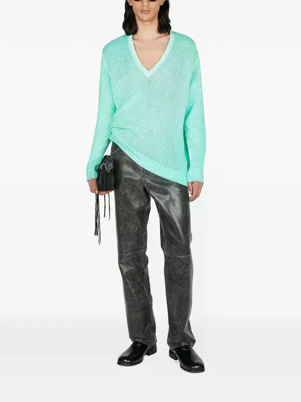 Guess V-neck Open Knit Sweater