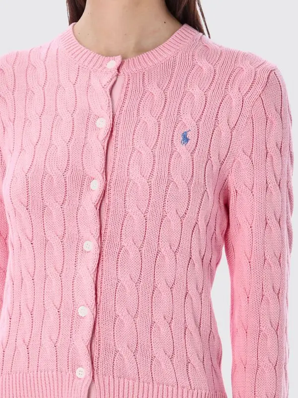 Polo Ralph Lauren Cable Knit Cardigan - Pink