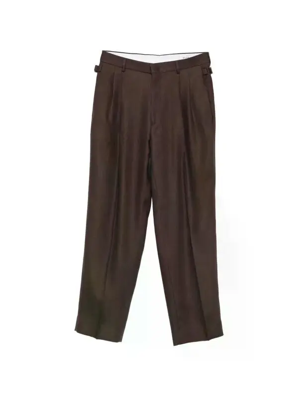BE ABLE Pleated Side-adjuster Trousers