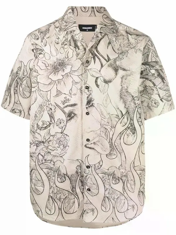 Dsquared2 Graphic-print Shirt