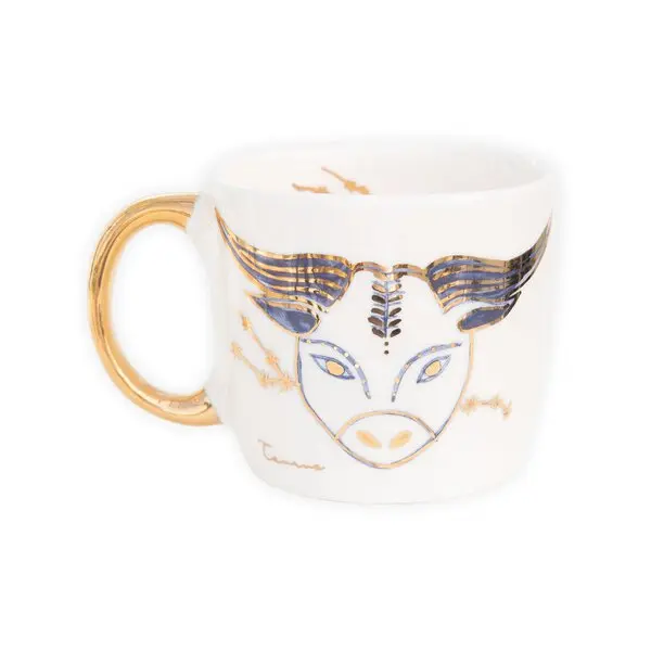 SHERIE BOUTIK Zodiac Sign Mug Taurus Sb X Wb - Yellow