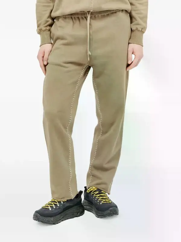 SPACE AVAILABLE Artisan Topstitching Elasticated Trousers