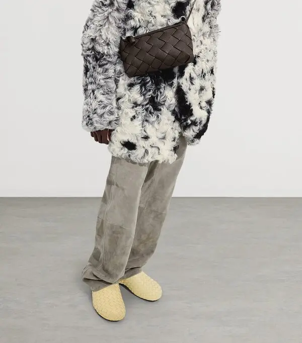 Bottega Veneta Intreccio Cross-body Bag - Brown