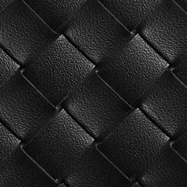 Bottega Veneta Leather Intrecciato Card Holder - Gold