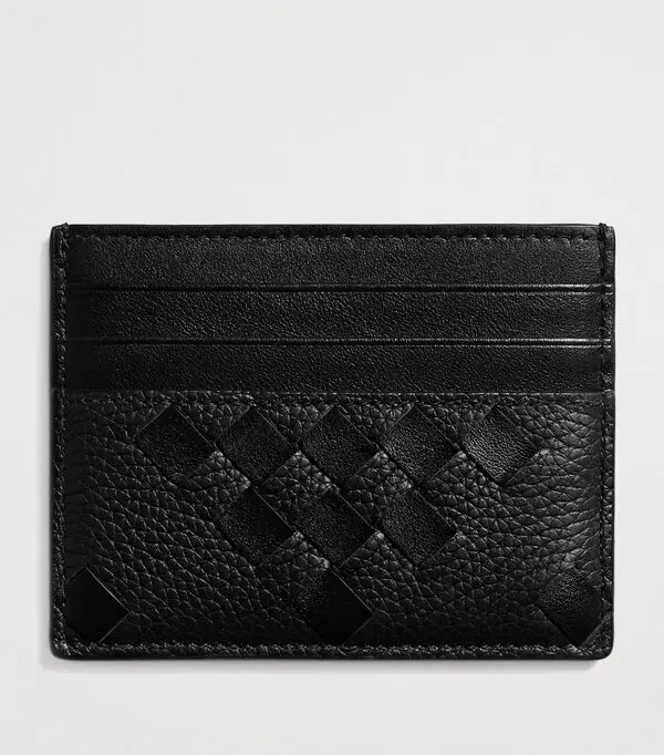 Bottega Veneta Leather Intrecciato Card Holder