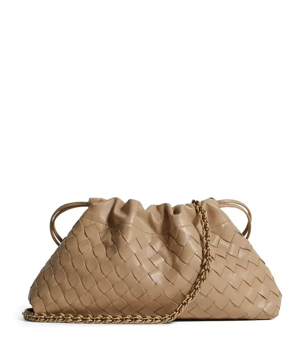 Bottega Veneta Intrecciato Leather Shoulder Bag - Neutral