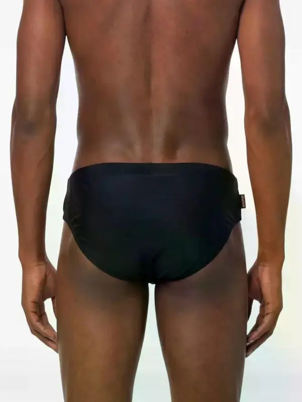 Moschino Smiley Plaque Swim Trunks