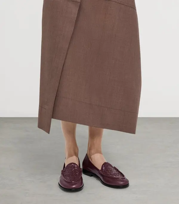 Bottega Veneta Lambskin Silenzio Loafers