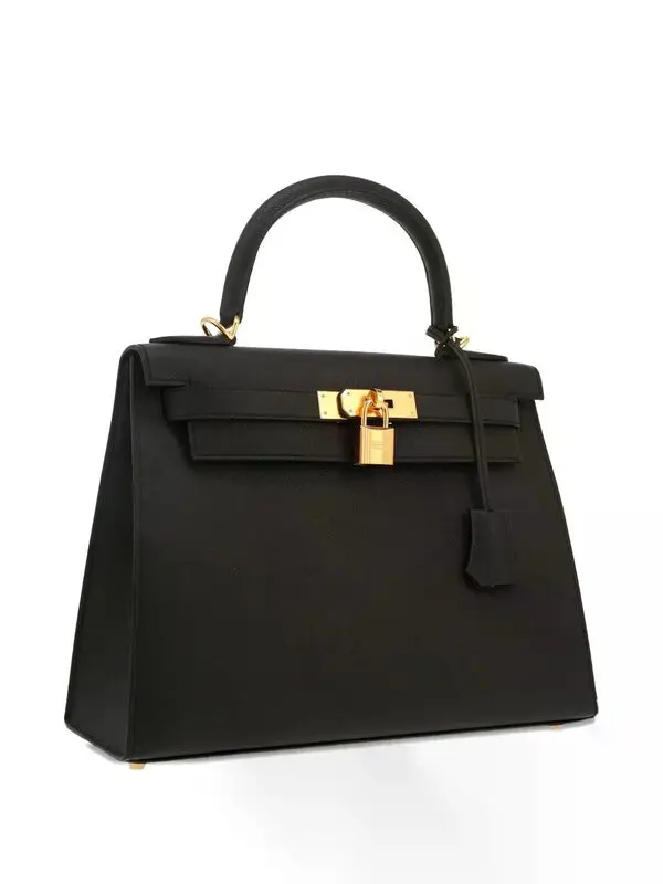 Hermès Kelly 28 Sellier Handbag - Black