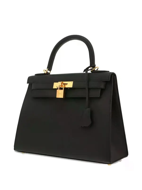 Hermès Kelly 28 Sellier Handbag - Black