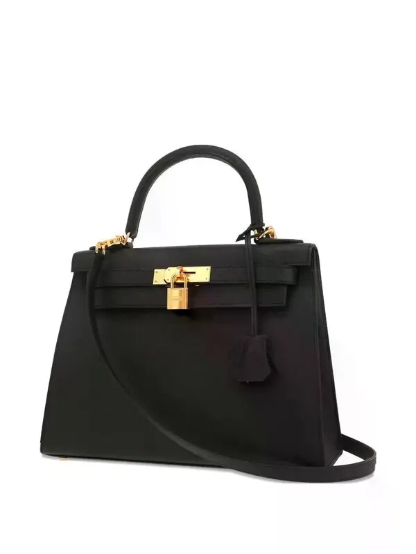 Hermès Kelly 28 Sellier Handbag - Black