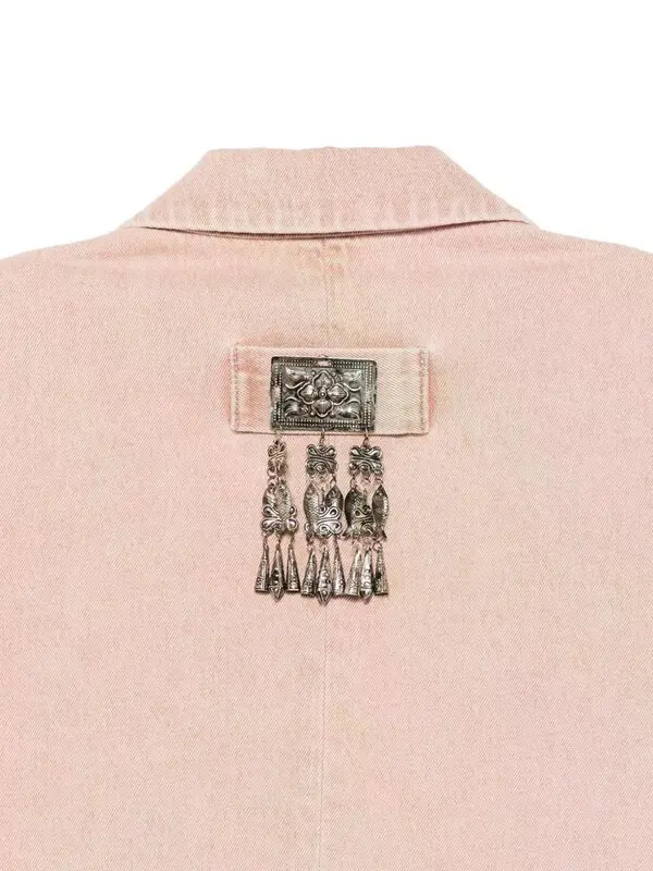 HUI HUI Deep Cotton Denim Blazer