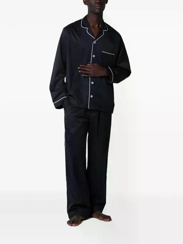 TEKLA Chelsea Piped Pajamas