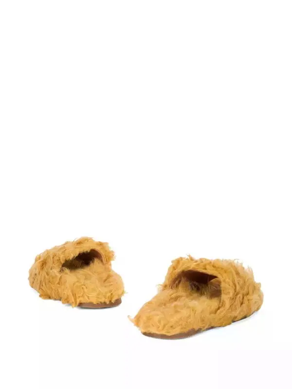 Valentino Garavani Furry-effect Mules