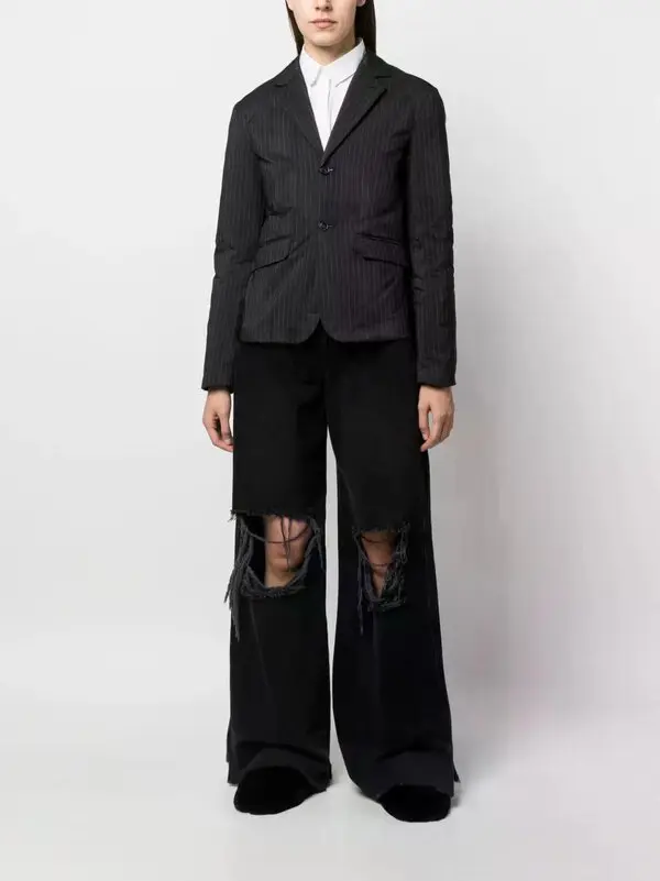MAISON MARGIELA Single-breasted Pinstripe Blazer
