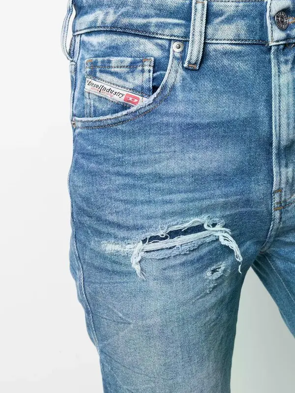 DIESEL® D-joy High-waisted Straight Jeans - Blue