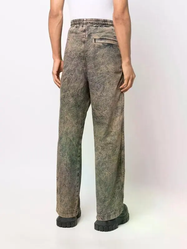 DIESEL® Acid Wash Straight-leg Trousers