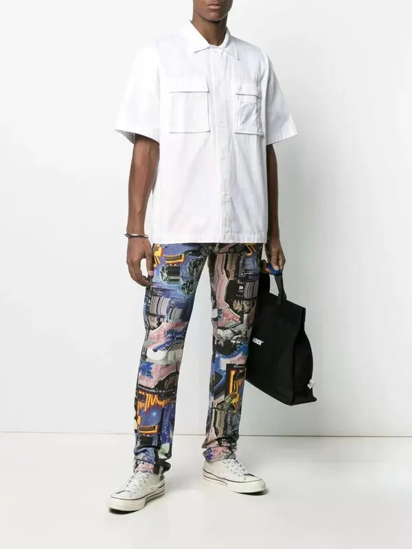 DIESEL® D-kras Graphic Print Jeans
