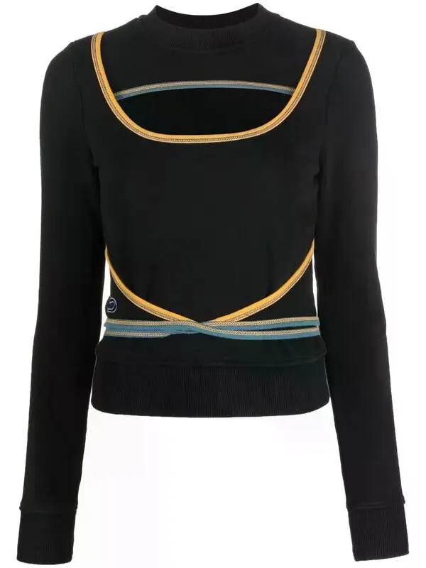 DIESEL® F-crossette Embroidered Sweatshirt