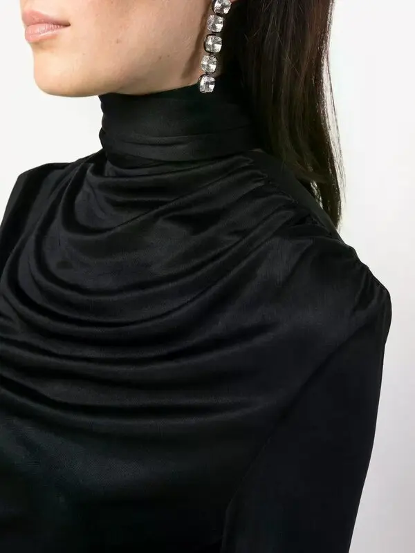 Viktor & Rolf Draped Detail Long Sleeve Blouse