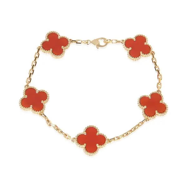 Van Cleef & Arpels Carnelian Yellow Gold Bracelet - Yellow_gold