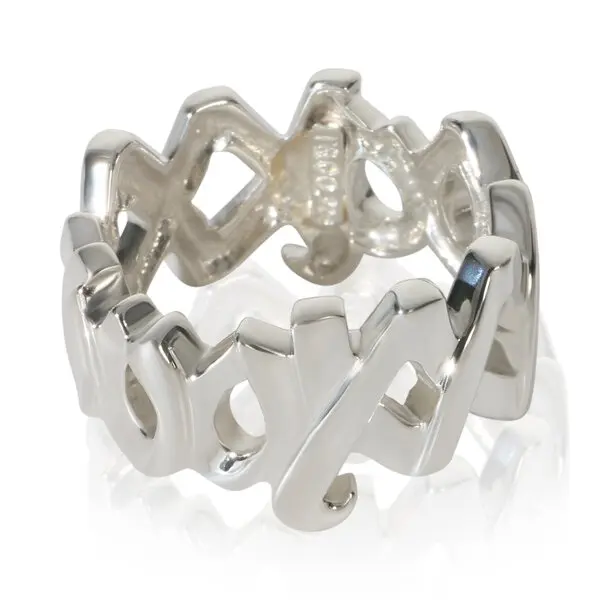 Tiffany & Co. Sterling Silver Paloma Picasso Xo Ring