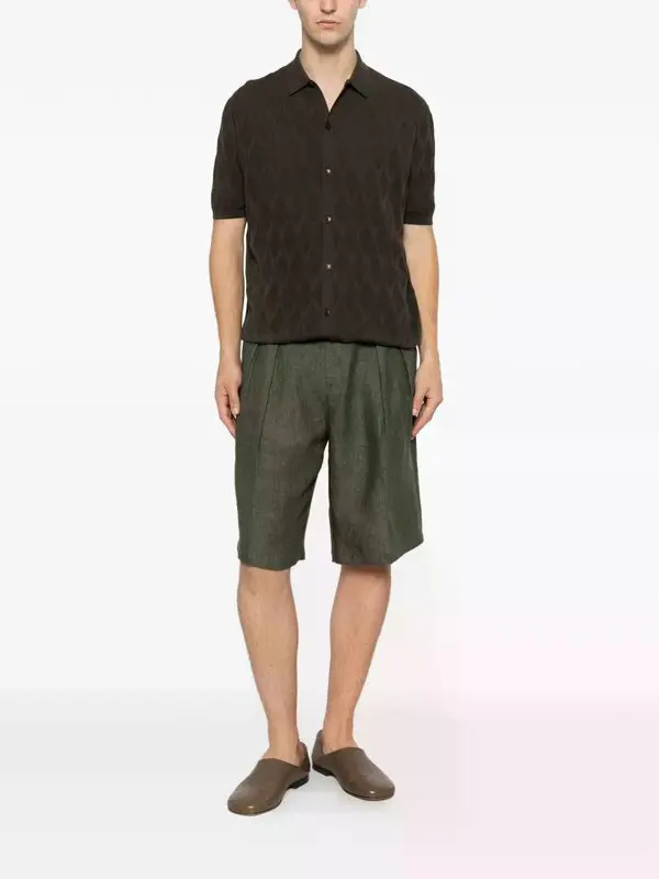 JEORDIE'S Diamond-patterned Short-sleeve Shirt