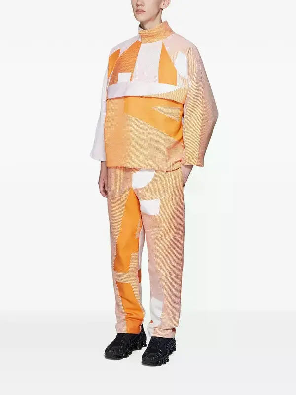 STUDIO ALCH Jacquard Striped Trousers