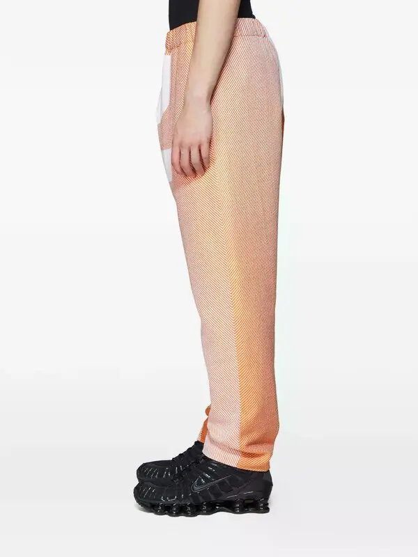STUDIO ALCH Jacquard Striped Trousers