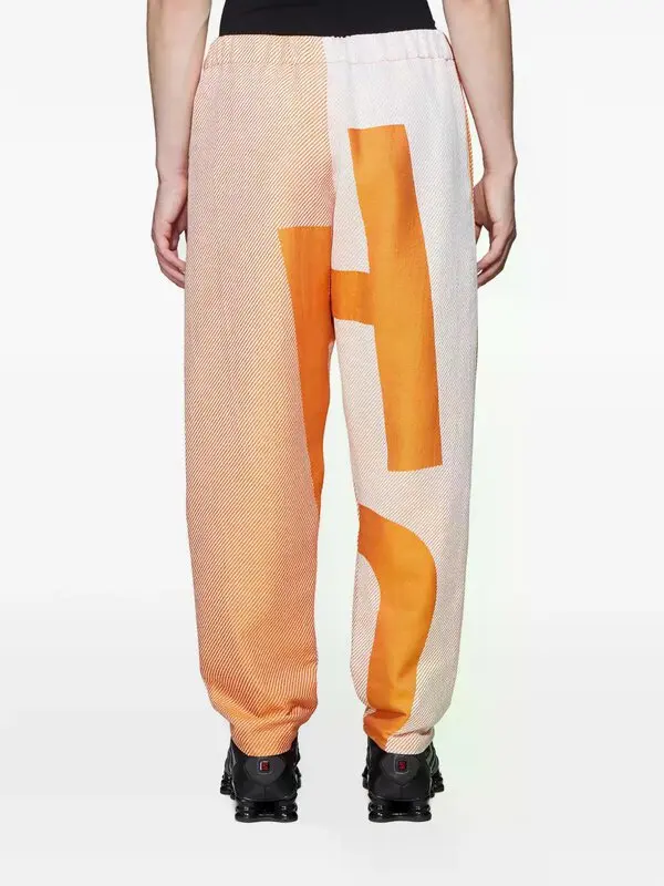 STUDIO ALCH Jacquard Striped Trousers