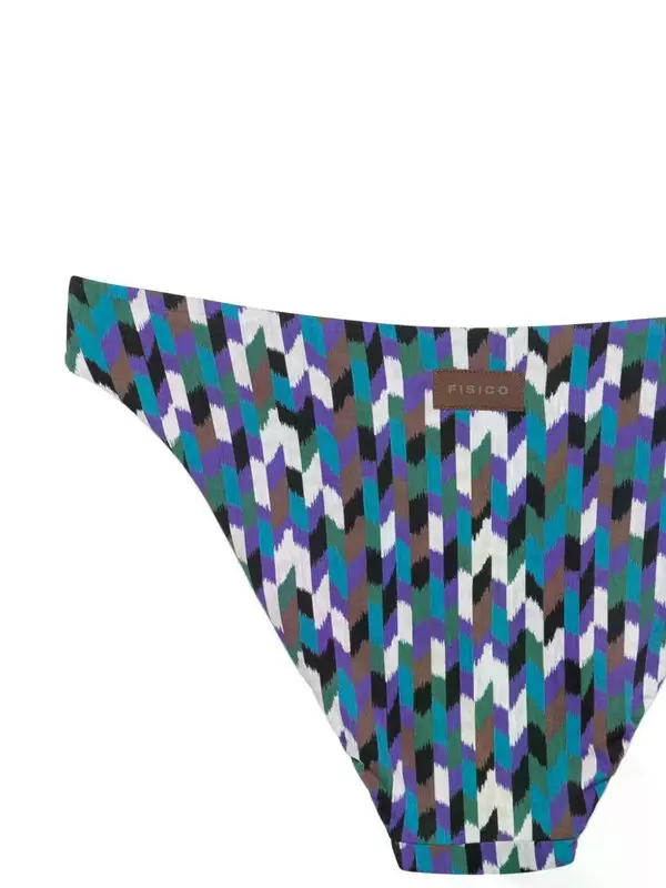 FISICO Geometric Print Bikini - Blue