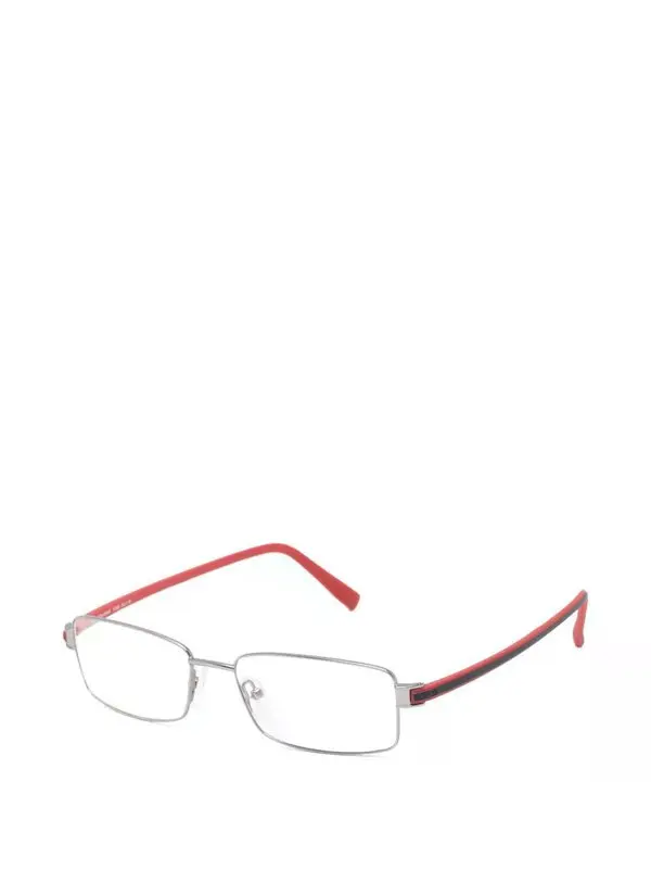 STEPPER EYEWEAR Rectangle Frame Glasses - Silver