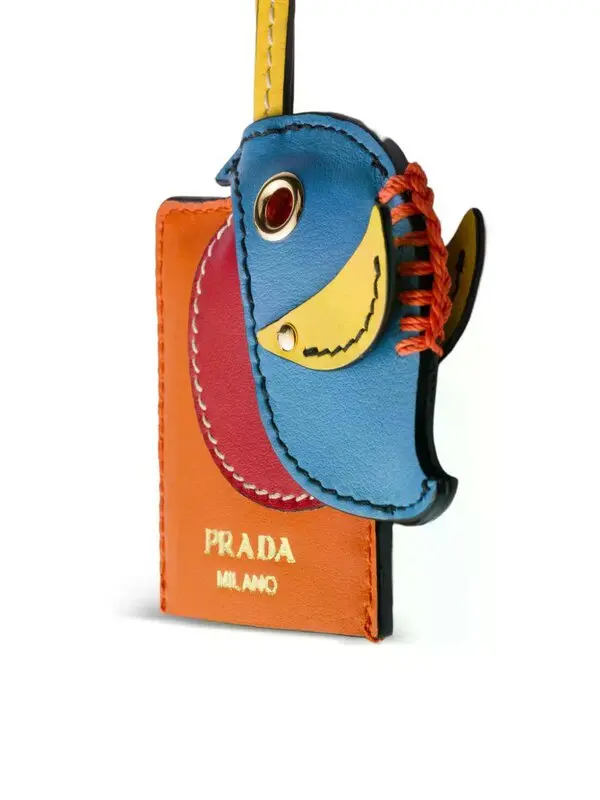 Prada Leather Mirror Case Pendant