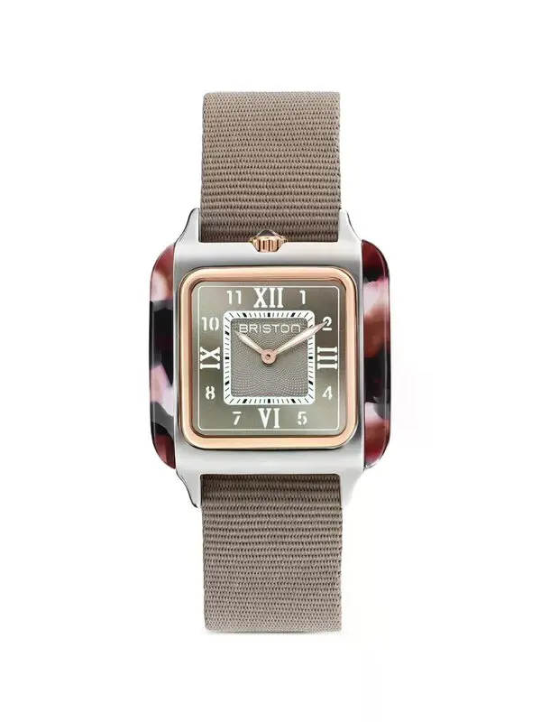 BRISTON Streamliner Kennedy 30mm Watch With Tortoiseshell-effect Acetate Case - Neutrals