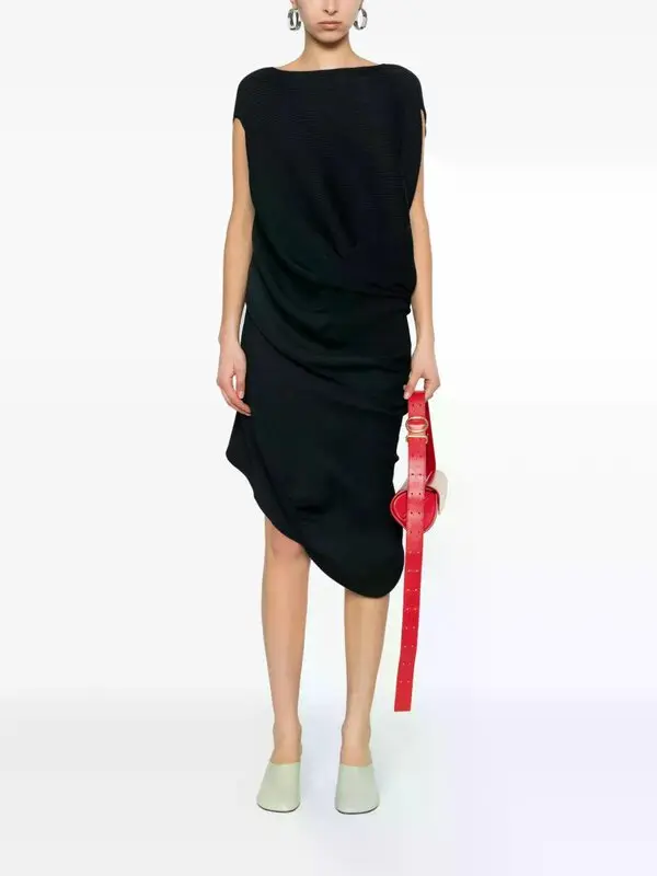 Issey Miyake Asymmetric Aerate Dress