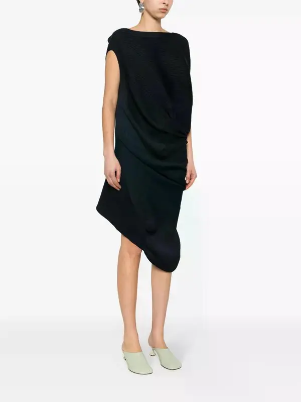Issey Miyake Asymmetric Aerate Dress