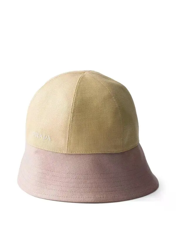 Prada Canvas Hat - Neutrals