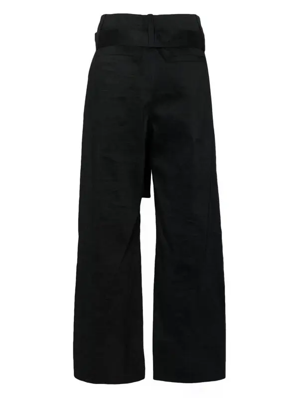 Issey Miyake Shaped Membrane Trousers - Black