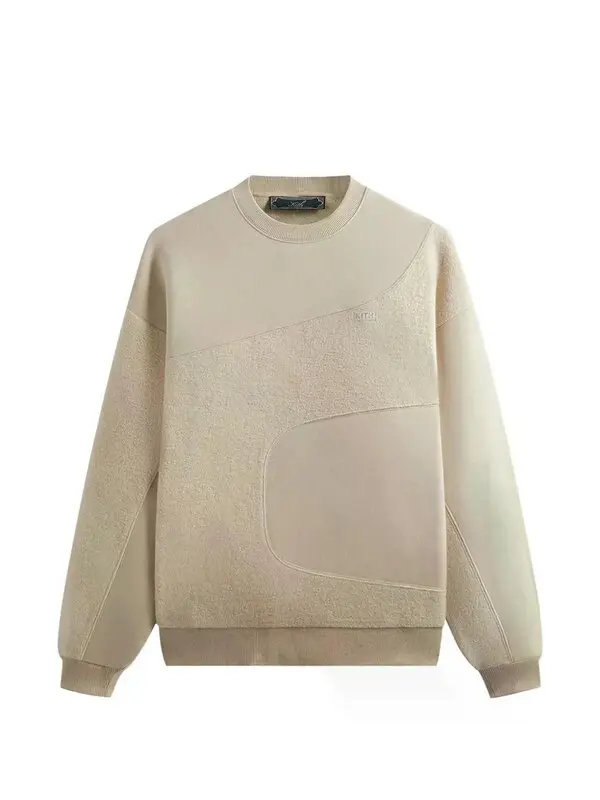Kith Madison Curved-seam Sweatshirt - Neutrals