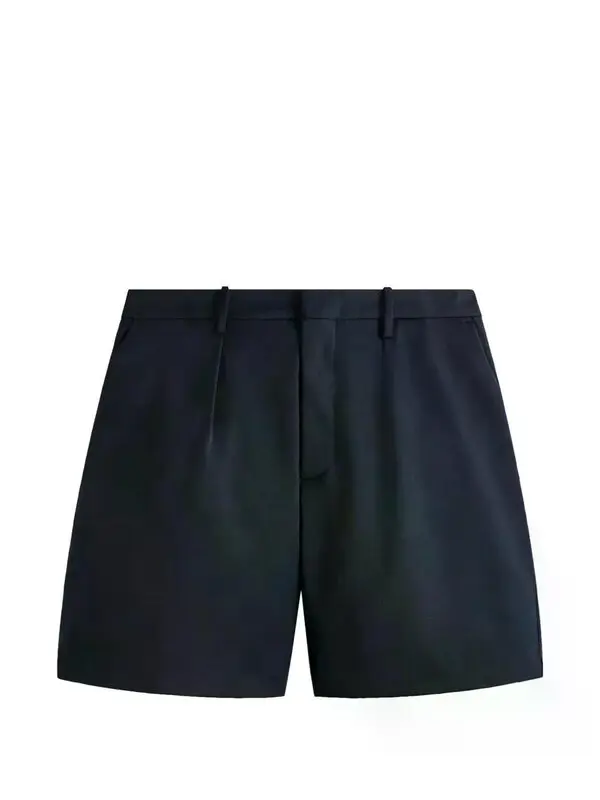 Kith Pleated Shorts With Rear Logo Patch