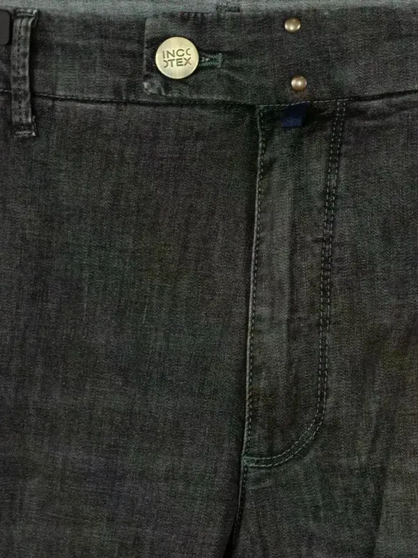 Incotex Faded Effect Jeans - Black