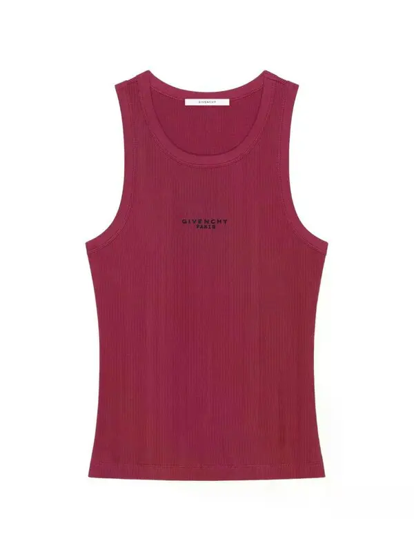 Givenchy Ribbed Knit Logo Tank Top