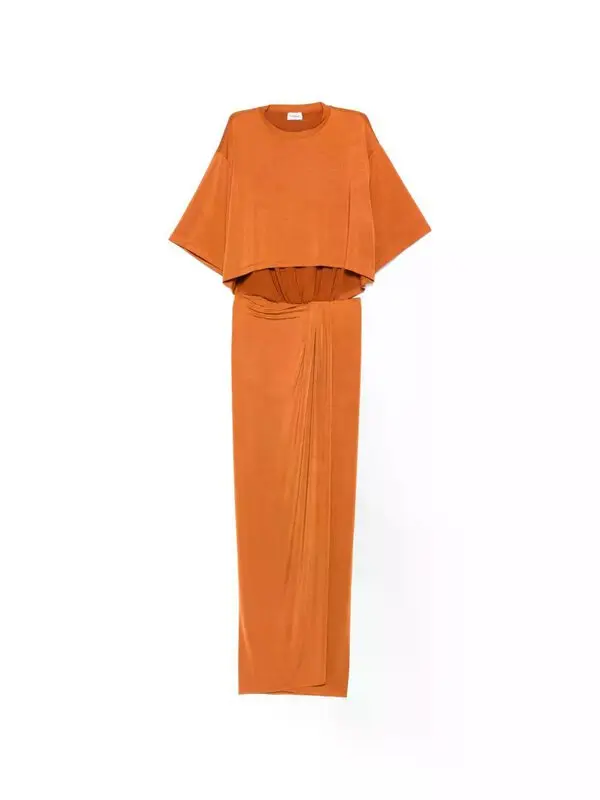 Andamane Anja Cut-out Draped Dress