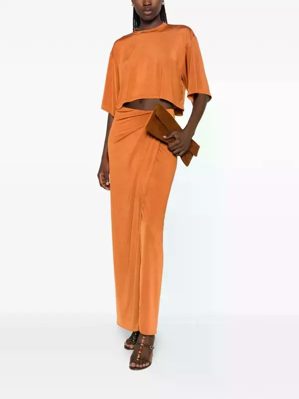 Andamane Anja Cut-out Draped Dress