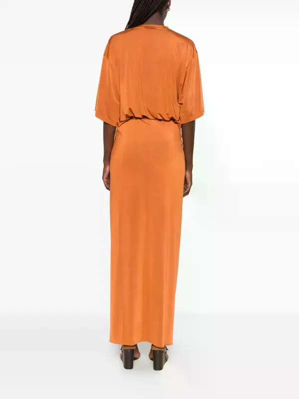 Andamane Anja Cut-out Draped Dress